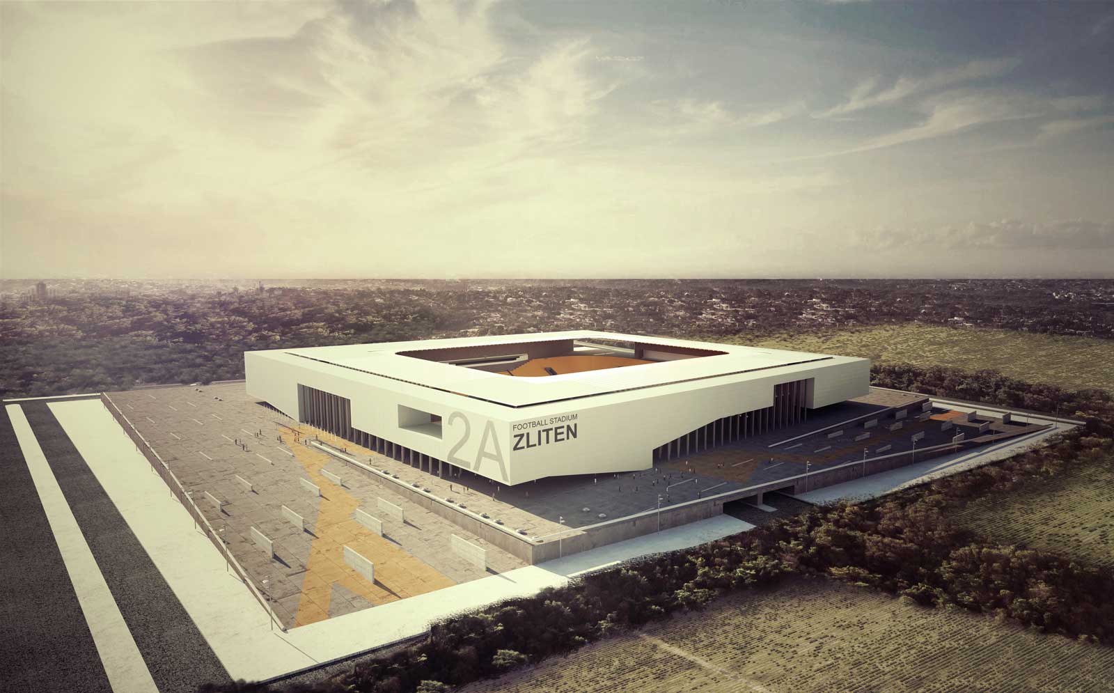 Football Stadium Zliten - Muftah Art
