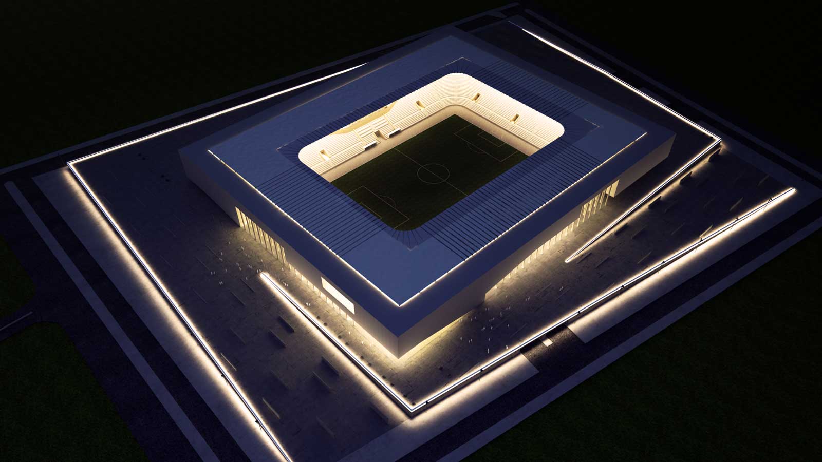 Football Stadium Zliten - Muftah Art